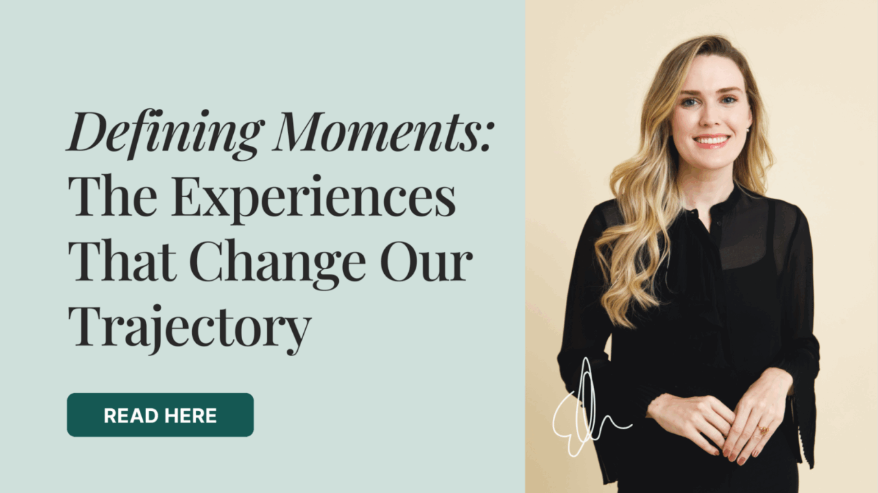 Defining Moments: The Experiences That Change Our Trajectory - Ellin ...